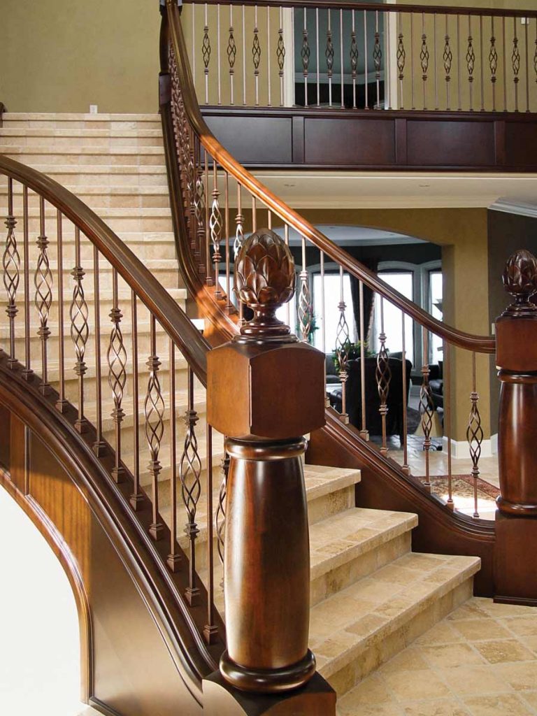 Square, 45 Degree Angeled Base Cap Forged Spindles HP204 – Stairs ...