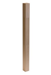 Two Flute Wood Post – Stairs, Spindles & Railings